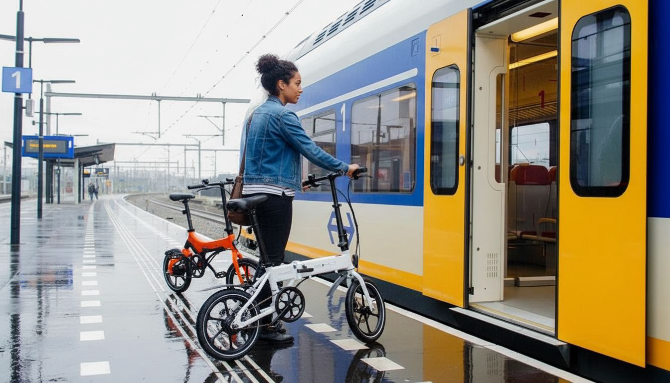 Elektrische fiets in de trein: regels, tips en kosten